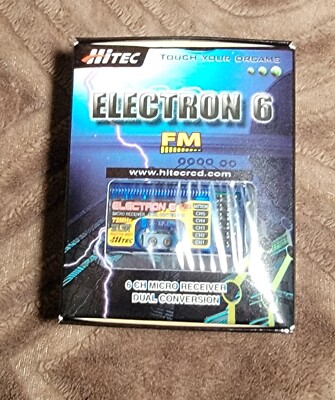 HiTec Electron 6 Receiver- 72MHz Positive shift JR Airtronics 6ch | eBay