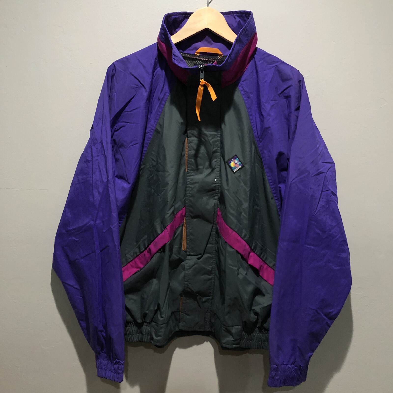 VNTG 90s Woolrich Sigmet Gear colorblock Retro Windbreaker Fullzip ...