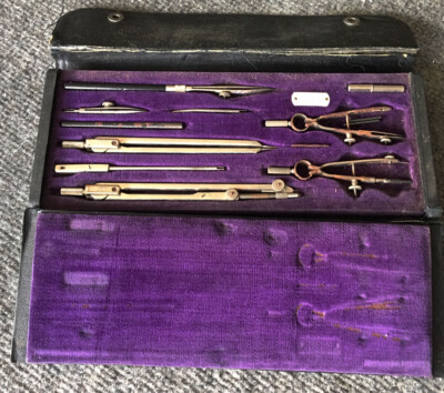 Vintage Keuffel & Esser Co. NY Apollo drafting set # 9824 1/2 complete ...