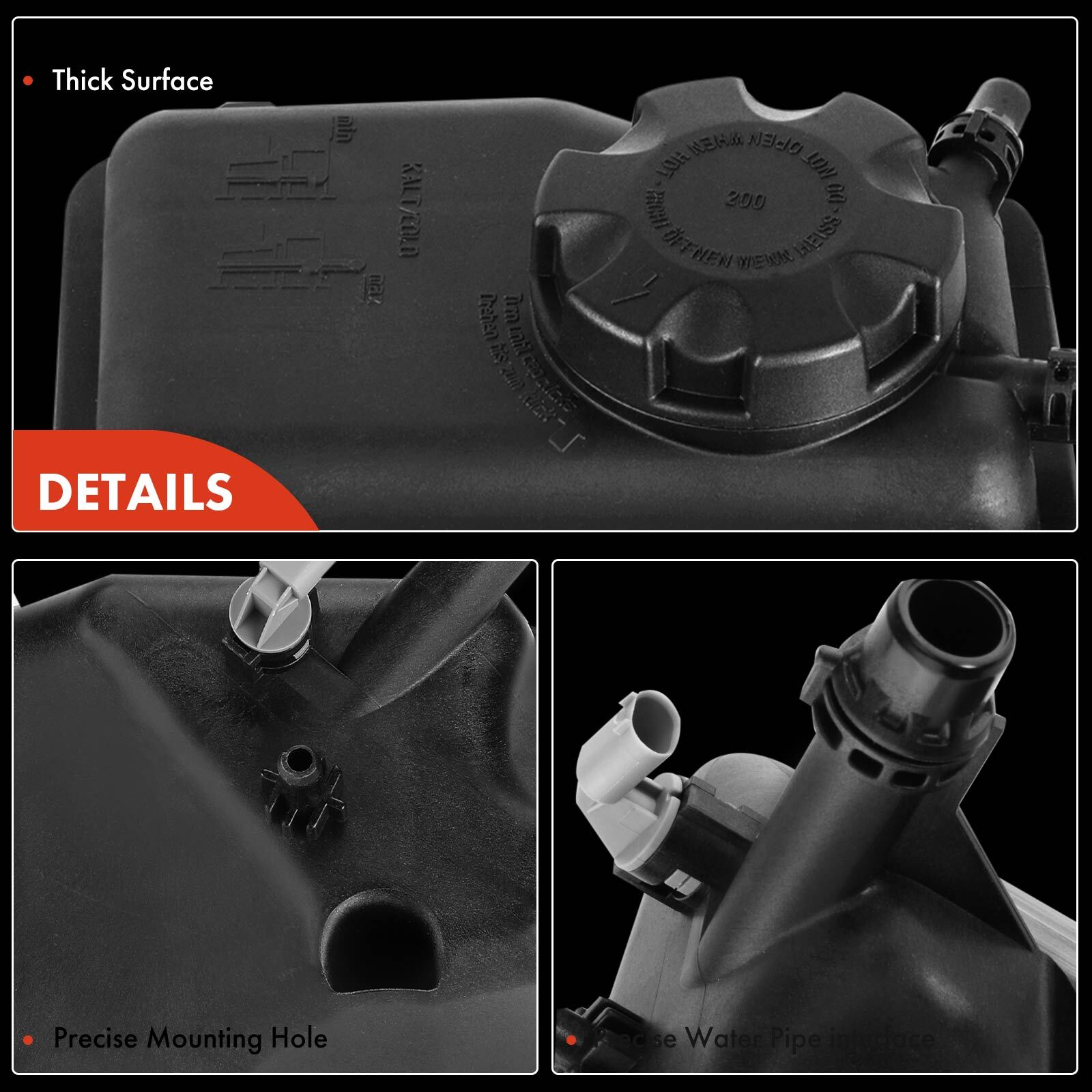 Coolant Expansion Tank for BMW 5 Series 6 Series E60 E61 E63 E64 2003 ...