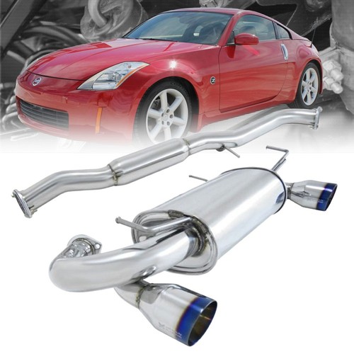 Megan Stainless RS Series CBS Exhaust System Burnt Rolled Tip For 03-09 ...