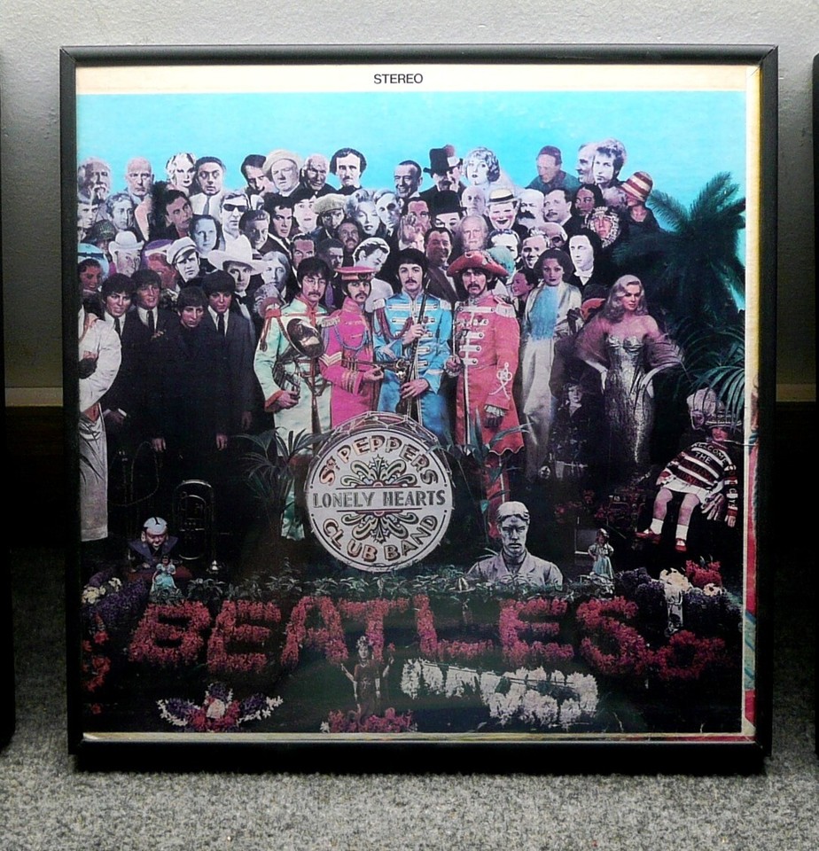 Three Beatles '60s Original Vinyl LPs Framed, Excellent | eBay