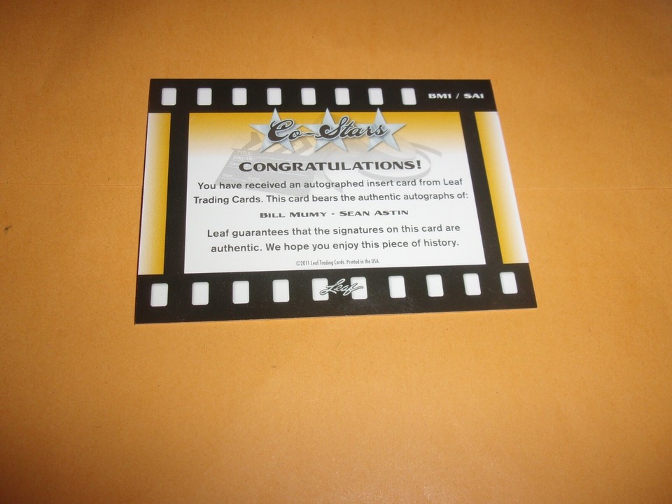 2011 Leaf Lost In Space CO-STARS--BILL MUMY-SEAN AUSTIN Autograph Card ...