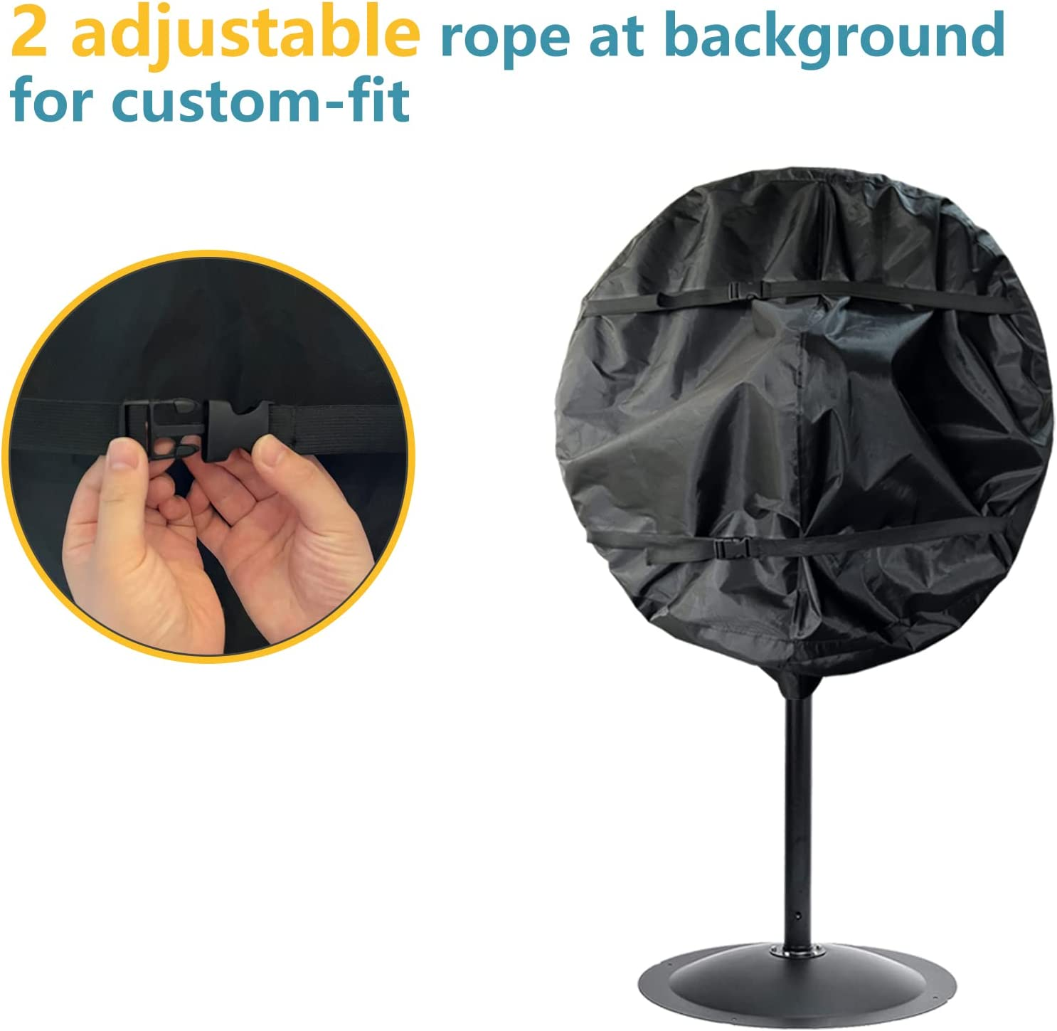 Industrial Fan Cover, Waterproof Outdoor Fan Covers, Compatible for 30 ...