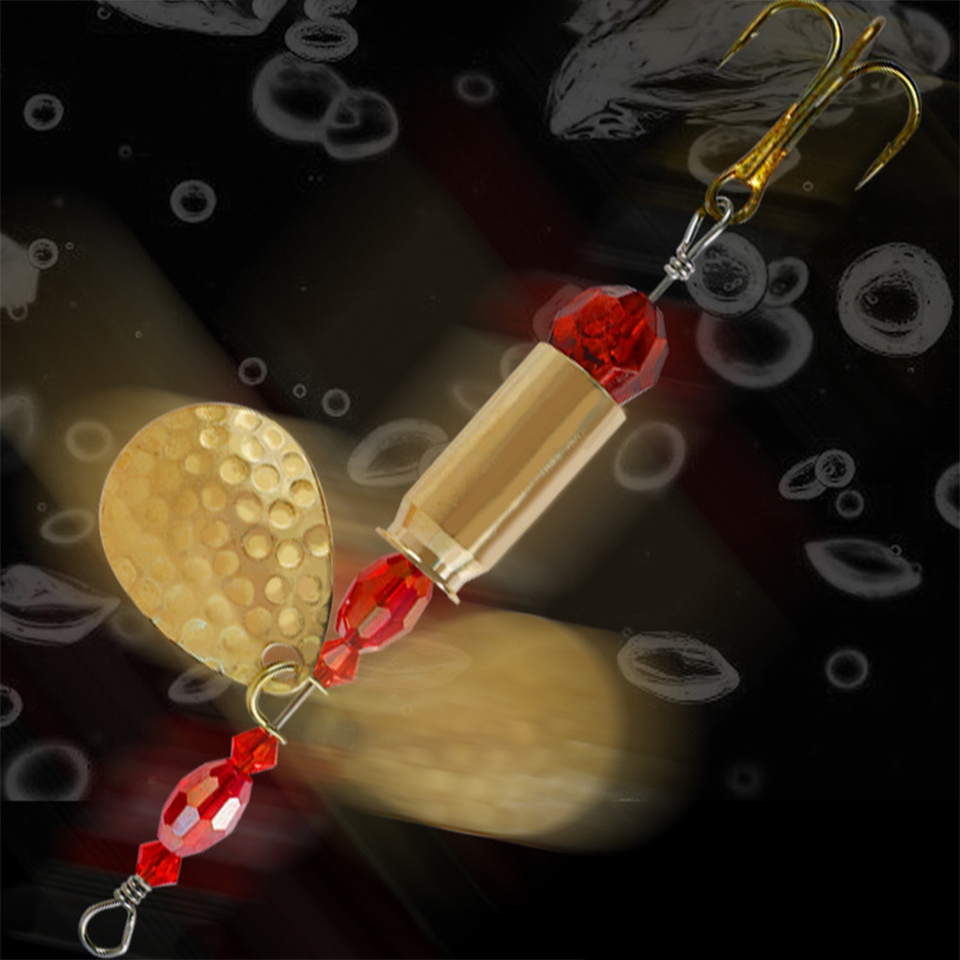 Pike Fishing Fishing Wobblers 360° Rotating Sequin Long-range ...