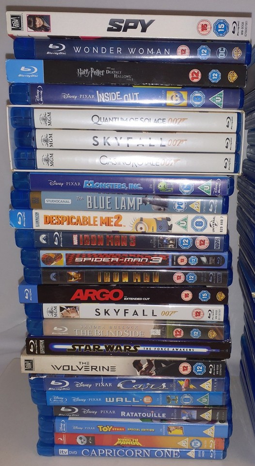 Blu-ray Disc Collection Movie Bundle Various Titles and Genres | eBay UK