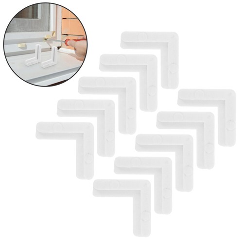 10 Pcs Window Screen Corner Replacement Frame Parts Corners for Screens ...