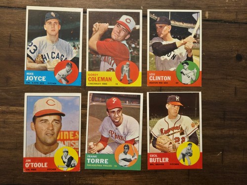 1963 Topps Baseball Lot of 6 EX-NM | eBay