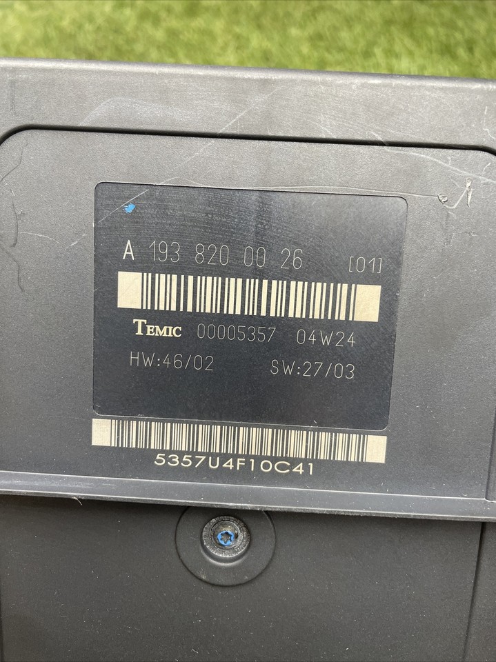 2008 CHRYSLER CROSSFIRE BODY CONTROL MODULE BCM BCU A193 820 00 26 | eBay