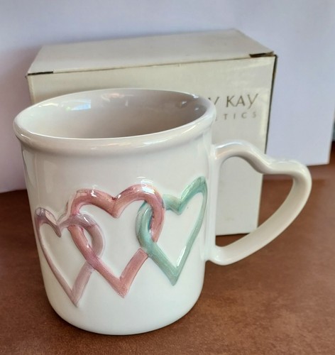 Mary Kay Triple Heart Irredecent Coffee Tea Mug Cup NEW in Box MIB | eBay
