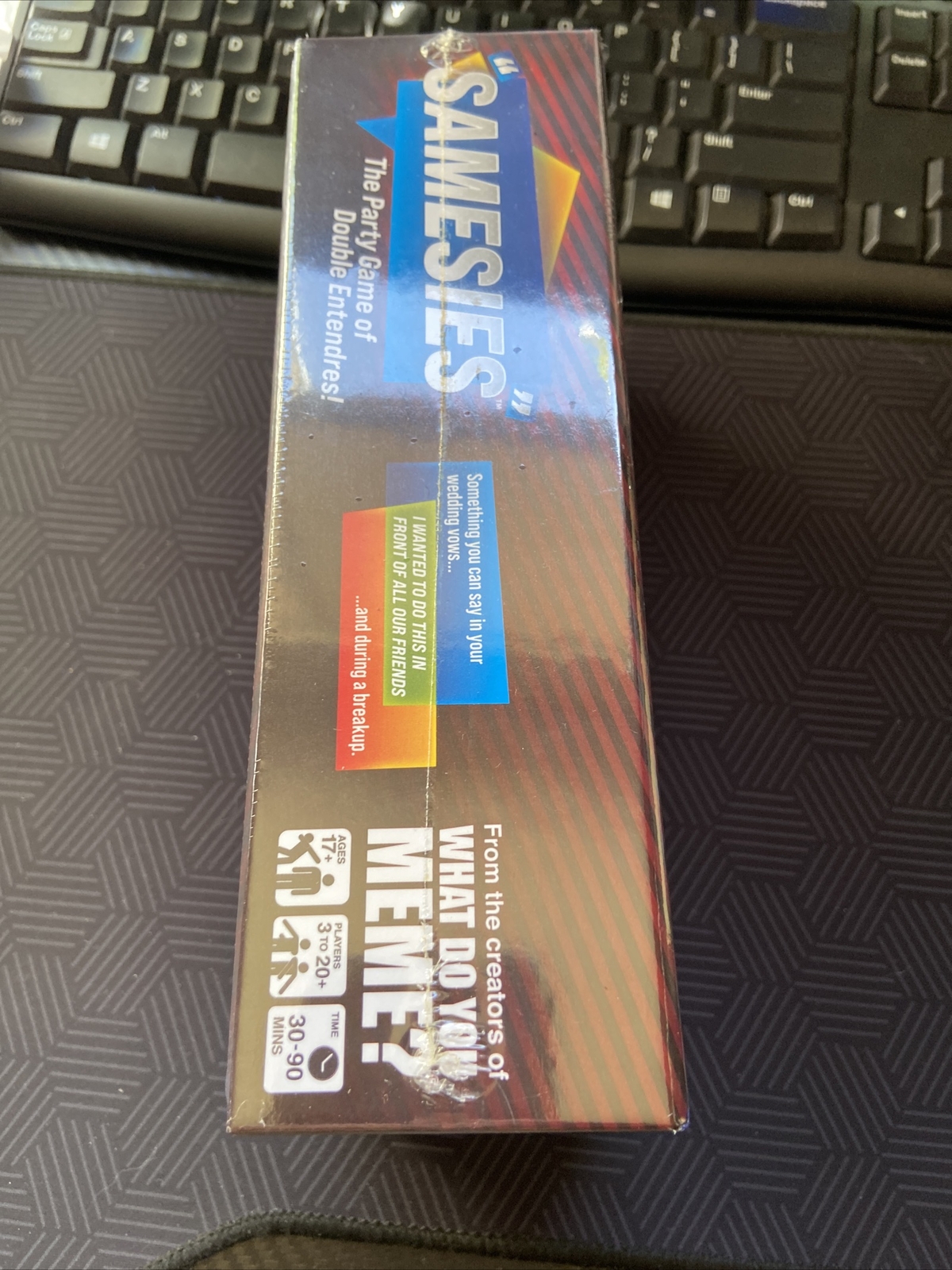 SAMESIES The Party Game Of Double Entendres! From the Creators WHAT DO ...