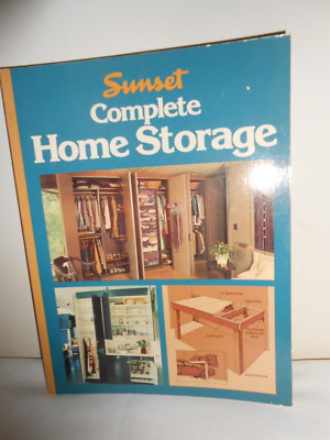 SUNSET COMPLETE HOME STORAGER 1984 FIRST EDITION VG LANE PUBLISHING CO ...