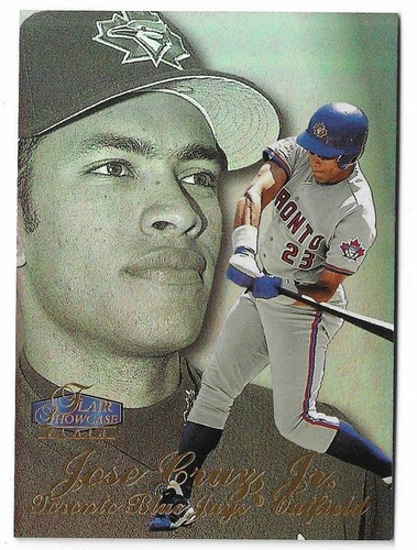 1998 Flair Showcase Baseball Jose Cruz Jr. Row 3 Card #6 Toronto Blue ...
