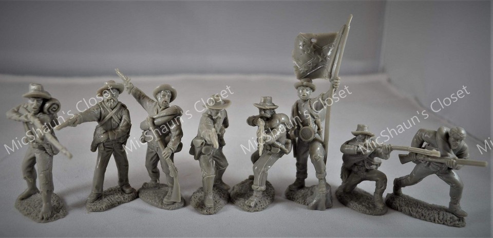 Toy Soldiers of San Diego TSSD Confederate Infantry Gray Set 1A Civil ...