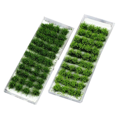40 PCS Grass Cluster Model Vegetation Groups Grass Tufts, Miniature ...