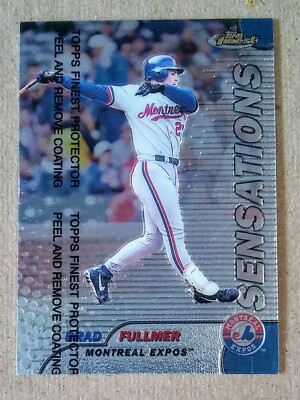 1999 Finest Sensations #127 Brad Fullmer Montreal Expos Baseball Card ...