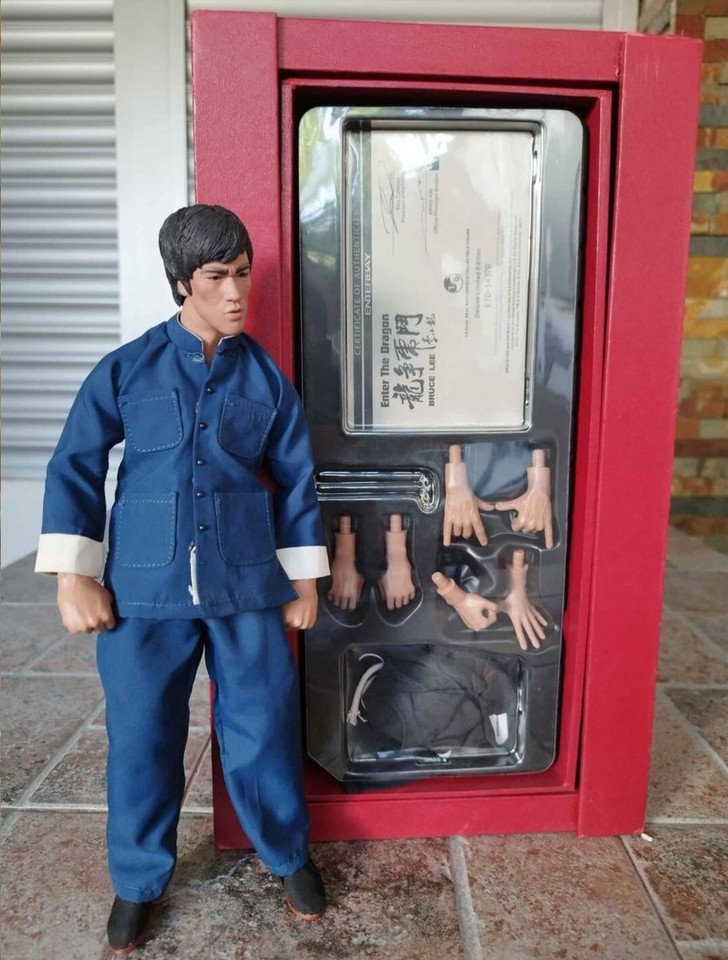 Bruce Lee Enterbay Collectible 1/6 Figure Enter The Dragon Type B ...