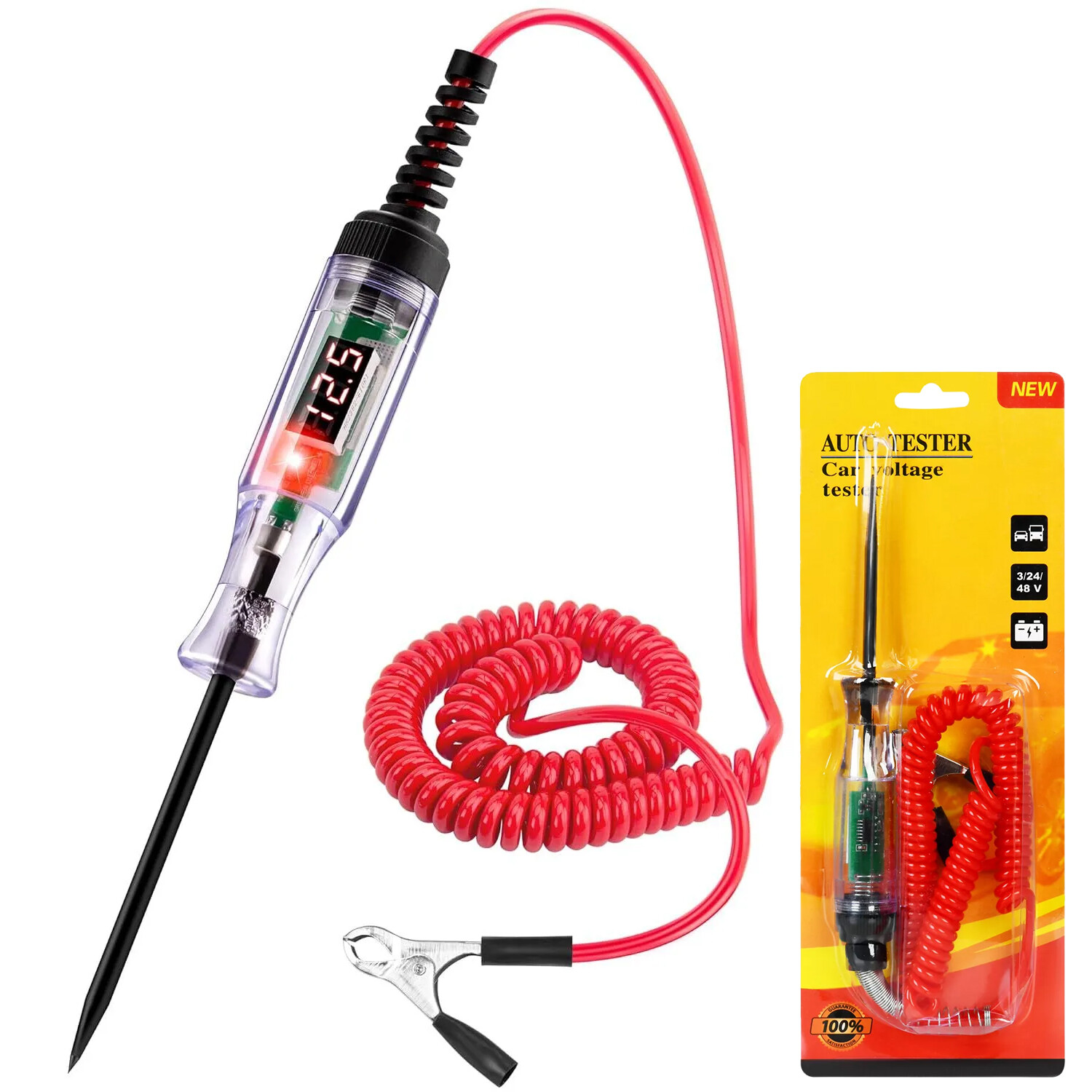 20% off 6 ~ 48V Digital Electric Voltage Circuit Tester Automotive Test ...