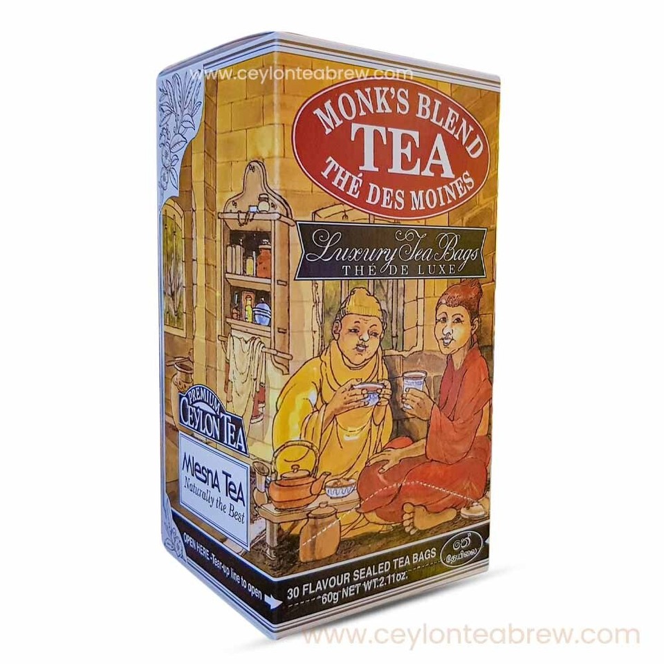 Mlesna Ceylon black tea Monk’s blend luxury tea bags delicious tea ...