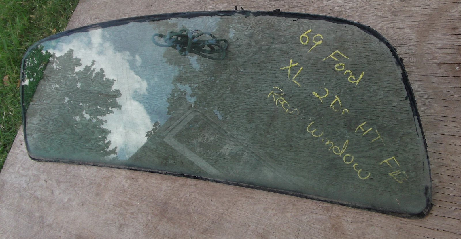 1969 Ford XL 2 Dr HT - FB Original Rear Window Glass Tinted Carlite | eBay