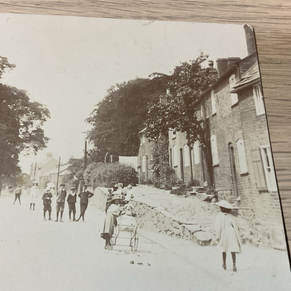 “THE WHITE HART - HIGH STREET - QUORN” 1905 RARE REAL PHOTO POSTCARD ...