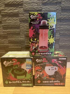 Splatoon Series Prize Set Ink Tank Bottle Neon Pink toy game figure | eBay