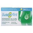 BuscoMint Peppermint Oil 0.2ml Gastro Resistant 24 Soft Capsules ...