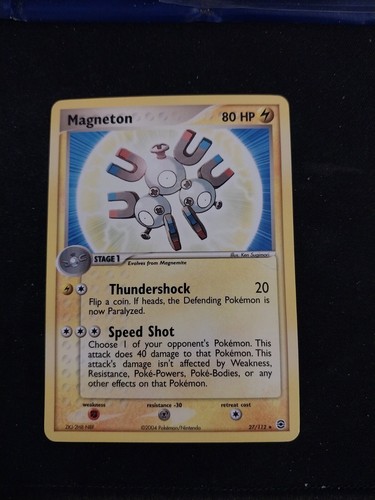 Magneton 27/112 - Pokemon TCG - Near Mint EX Fire Red Leaf Green ...