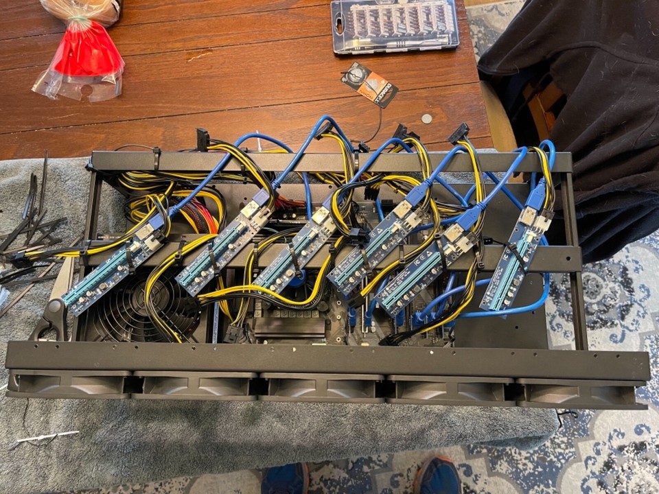 6 GPU 1800W Mining Rig - ***NO GPUS INCLUDED*** | eBay