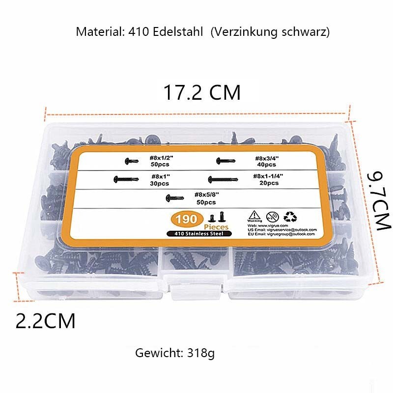 Black Self Drilling Wafer Head Screws Steel Self Tapping Screws for ...