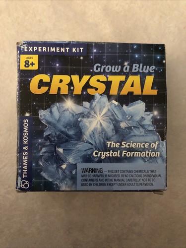 Crystal Growing Kit For Kids Or Adults Grows Blue Crystals | eBay