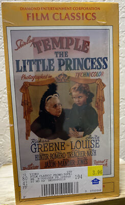 Shirley Temple The Little Princess VHS 1990, New Factory Sealed, Film ...