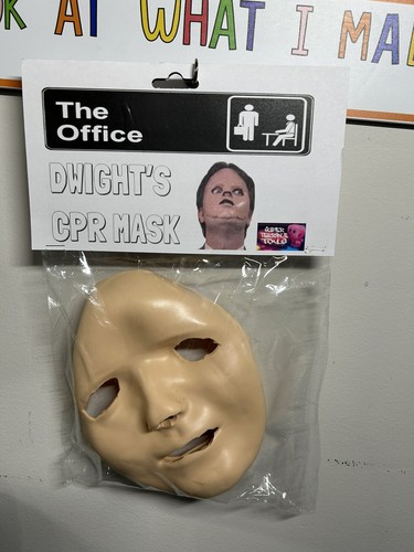 The Office Dwight CPR Mask Bootleg Custom Adult Toy RARE Michael Scott ...