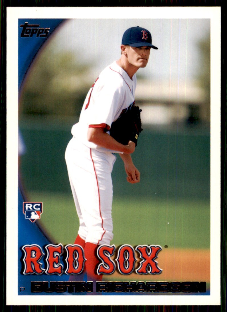 2010 Topps Dustin Richardson Rookie Boston Red Sox #131 MLB Baseball ...