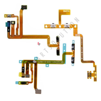 Apple iPod Touch Power Button Volume Button Flex Cable Switch Ribbon ...