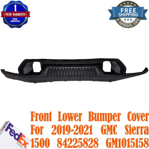 New Front Lower Bumper Cover For 2019-2021 GMC Sierra 1500 84225828 ...