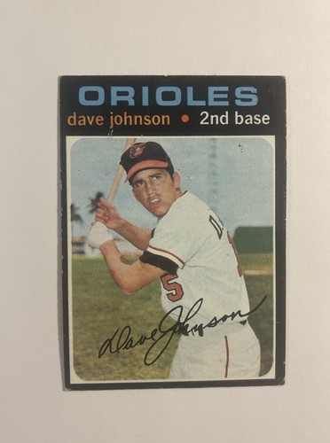 1971 Topps Dave Johnson - Baltimore Orioles #595 | eBay