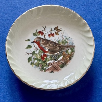 Christmas Robin Plate - Royal Worcester Spode Palissy - Made In England ...