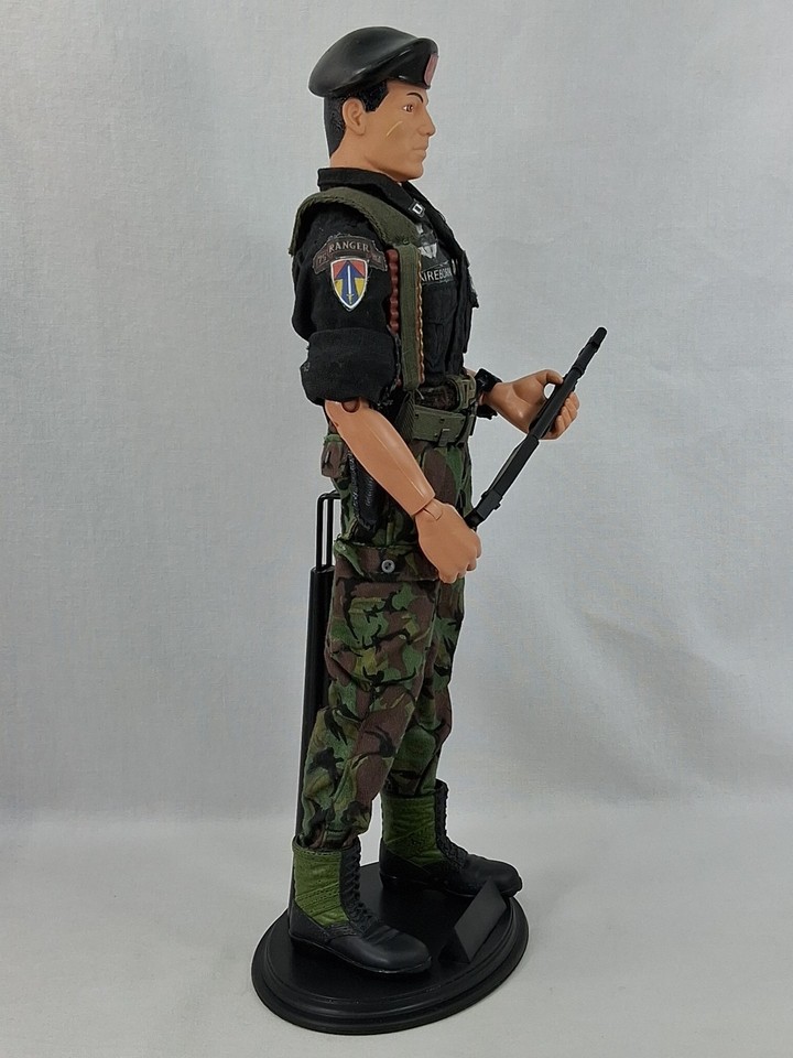 GI Joe ARAH FLINT 12"Custom Action Figure 1/6 Scale with Stand Venom vs ...