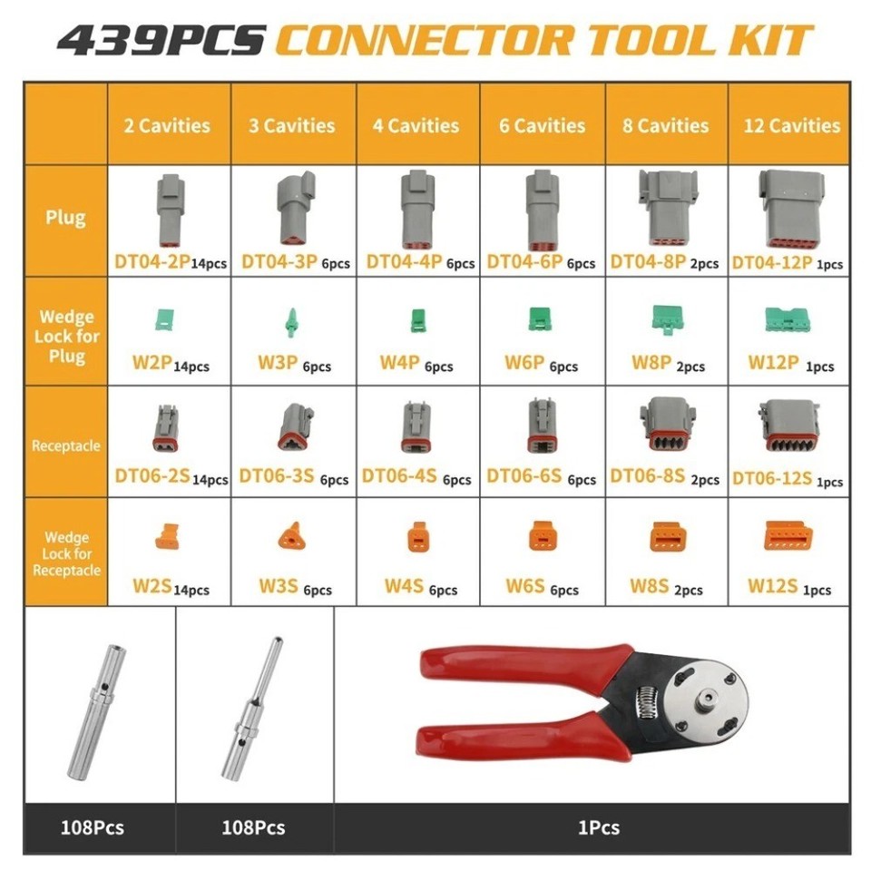 Crimp Tool Series For Deutsch DT Waterproof Pliers Automotive Connector ...