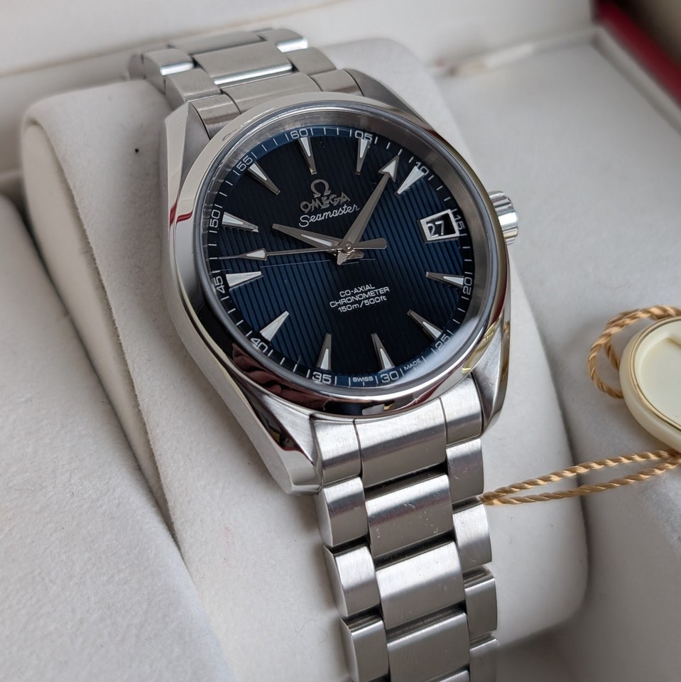 OMEGA Aqua Terra Skyfall 38.5mm Blue Men's Watch 231.10.39.21.03.001 ...