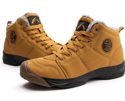 Azooken Men's Winter Backpacking Snow Boots Warm Water Resistant size 9 ...