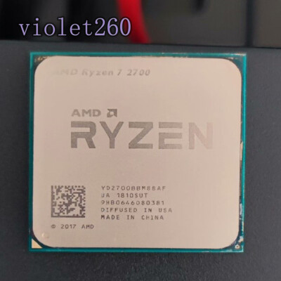 AMD Ryzen 7 2700 AM4 CPU Processor R7 2700 Eight Core Socket AM4 3.2GHz ...