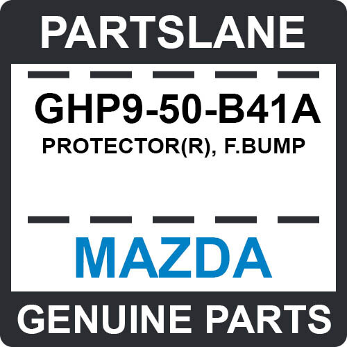 GHP9-50-B41A Mazda OEM Genuine PROTECTOR(R), F.BUMP | eBay