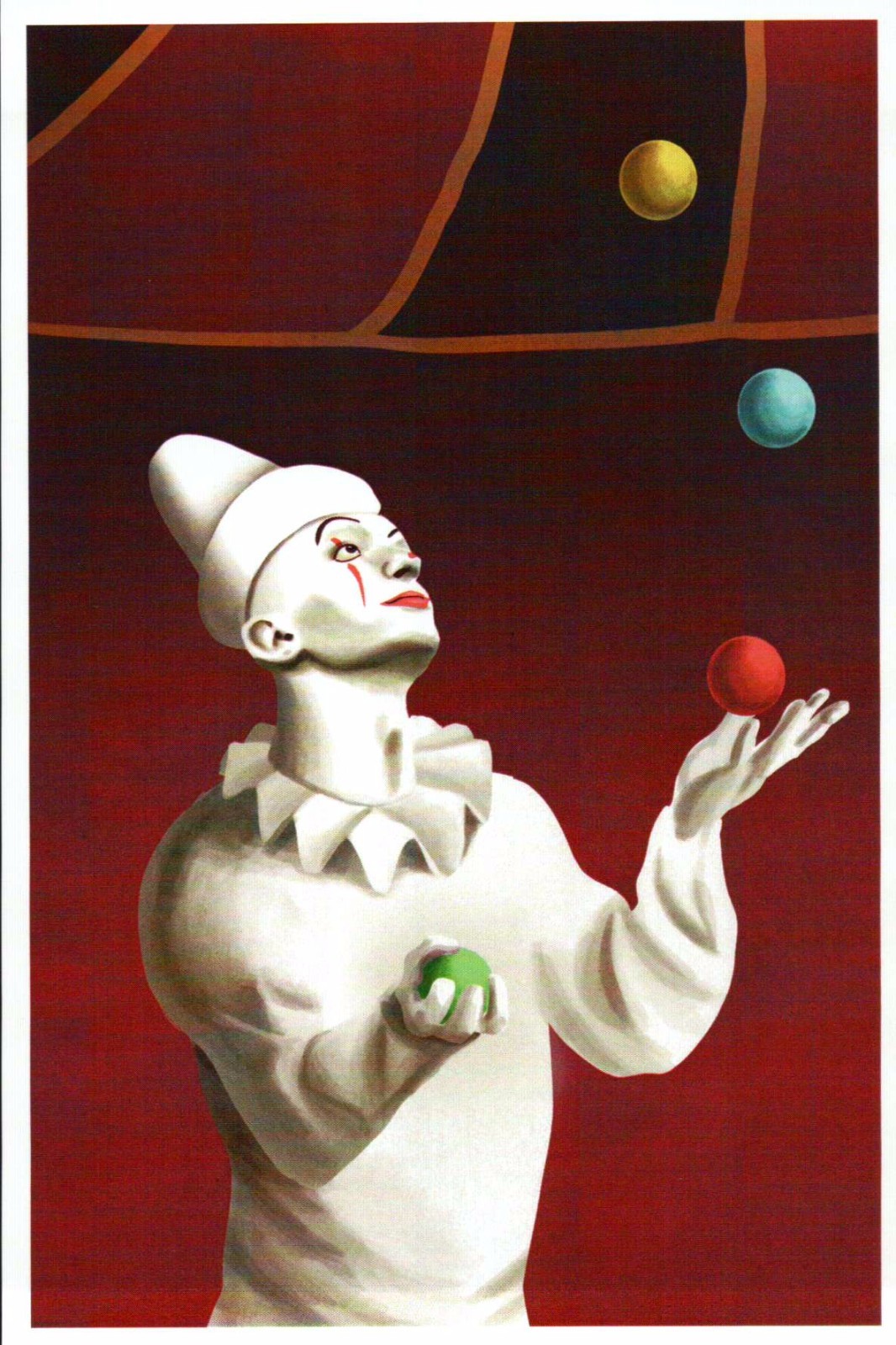 Juggling Clown, Circus Performer, Pantomime, Hat, Balls etc. --- Modern ...