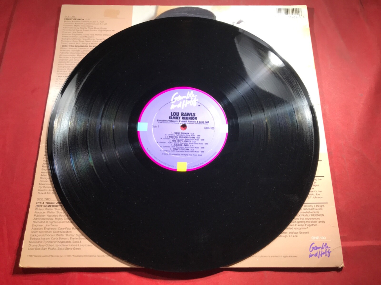 D4-78 LOU RAWLS Family Reunion ... 1987 ... GHR-100 | eBay