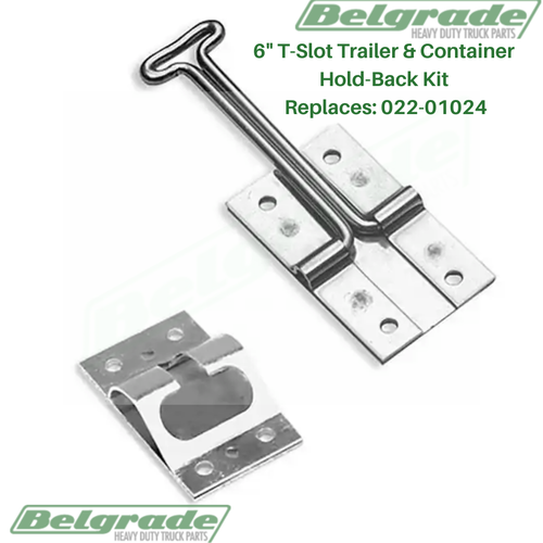 6" T-Slot Trailer & Container Hold-Back Kit Replaces:022-01024 | eBay