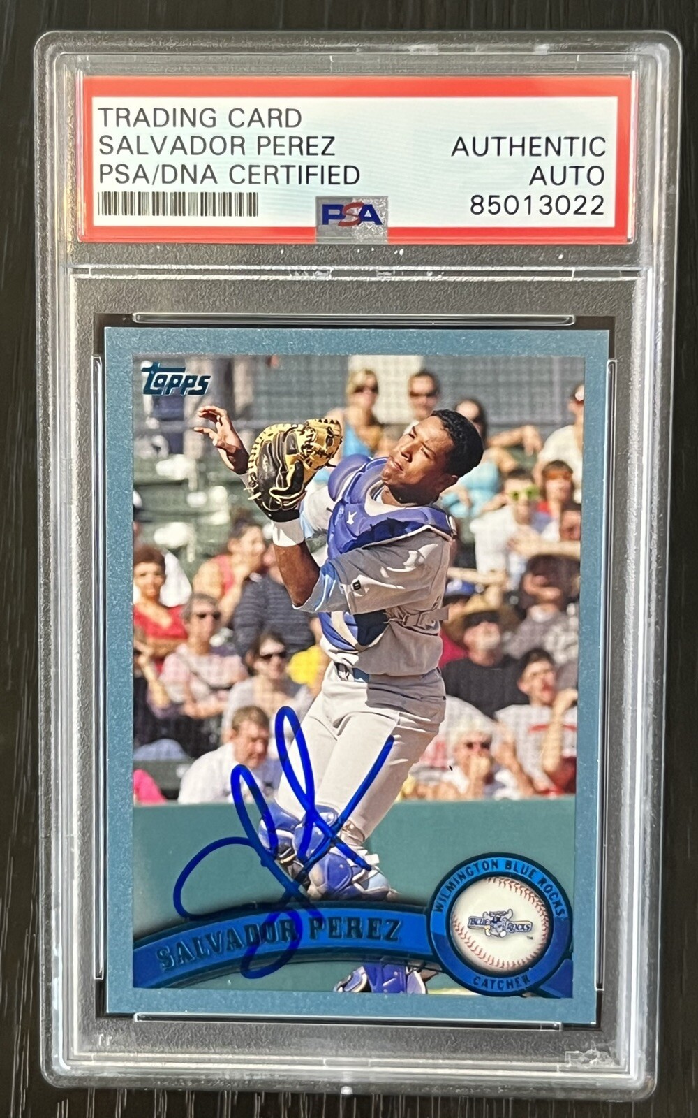 Salvador Perez Autographed Signed 2011 Topps Pro Debut Card #310 Blue ...