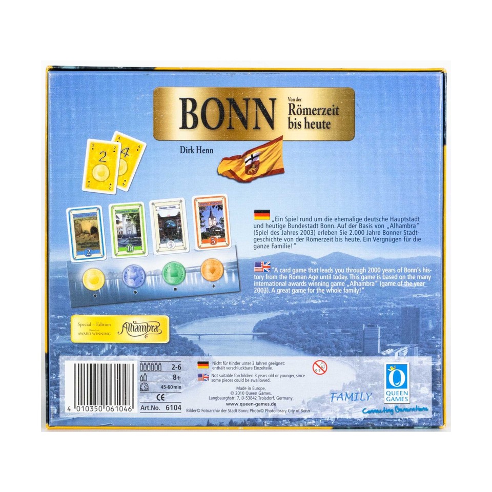 Queen Game Boardgame Bonn Von der Roemerzeit bis Heute (Bonn from the R ...