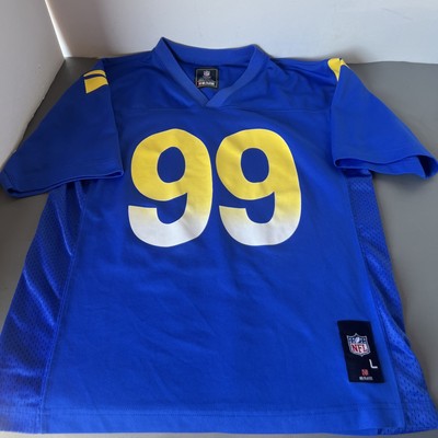 NFL Team Apparel Los Angeles Rams #99 Aaron Donald Jersey Youth Large ...